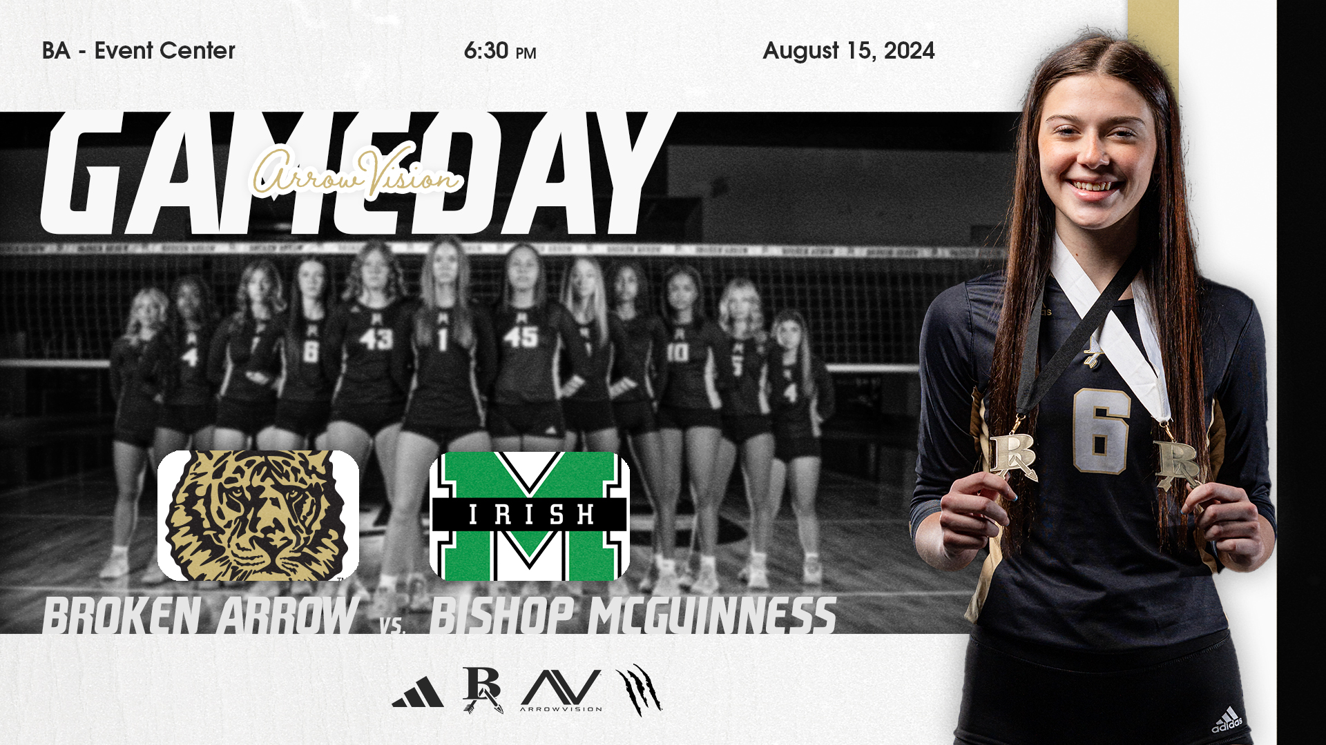 Broken Arrow Volleyball vs. Bishop McGuinness – ArrowVision